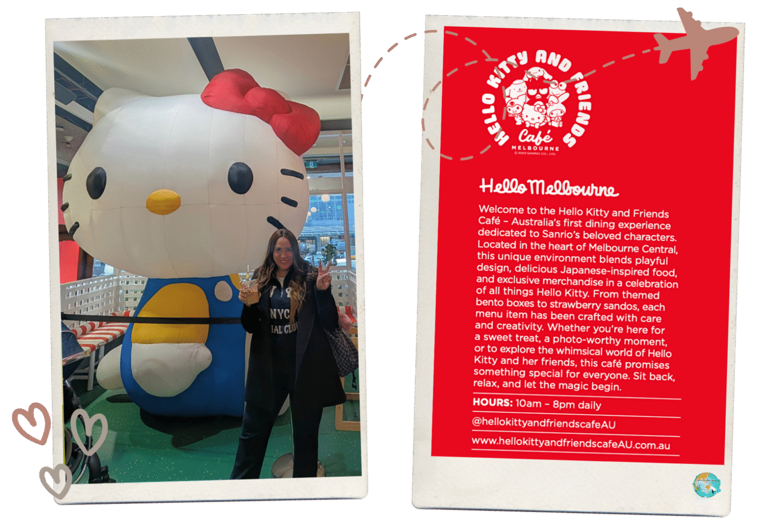 Hello Kitty and Friends Cafe en Melbourne Central - Experience Your Dream